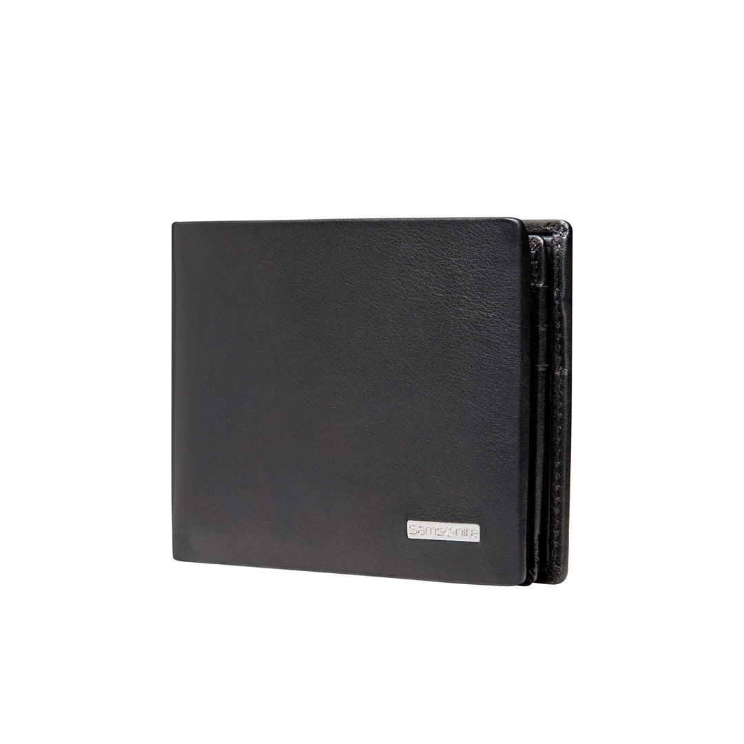 Samsonite Dlx Leather Wallets Wallet Wtih Coin & Id7Cc